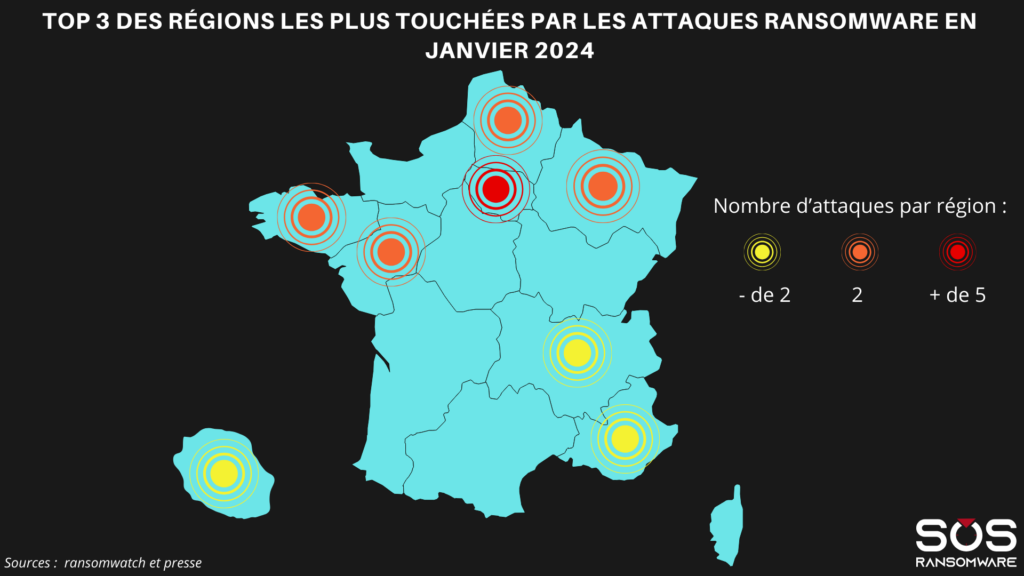 Statistiques ransomware de janvier 2024 - Sos Ransomware